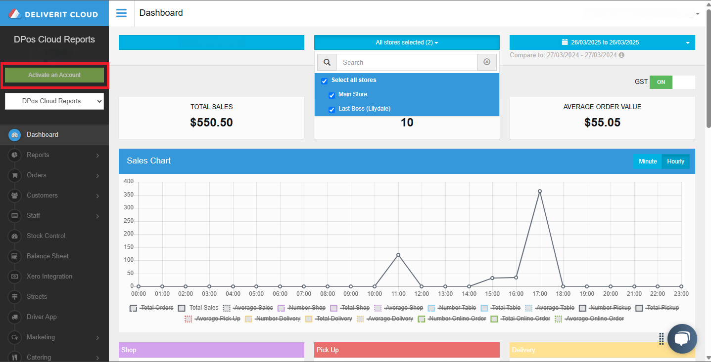 How to Check Ghost Store Sales via Cloud Dashboard